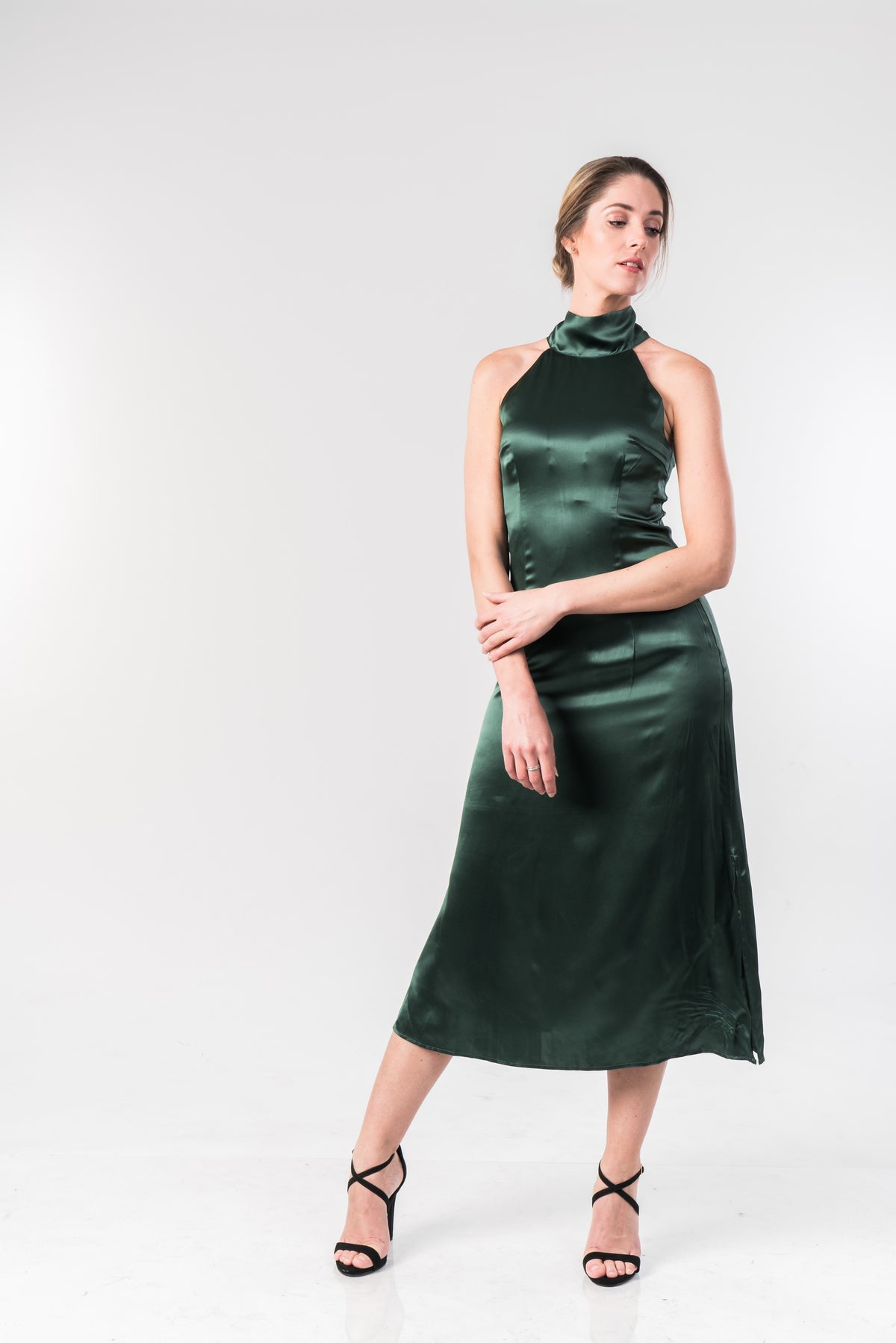 Genoa midi dress | silk di Laurentia